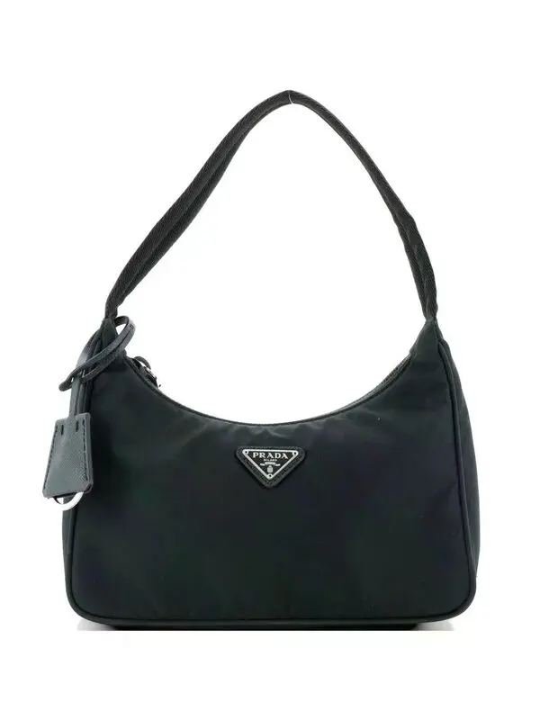 Prada Re-edition 2000 Tessuto Mini Hobo Bag - Green