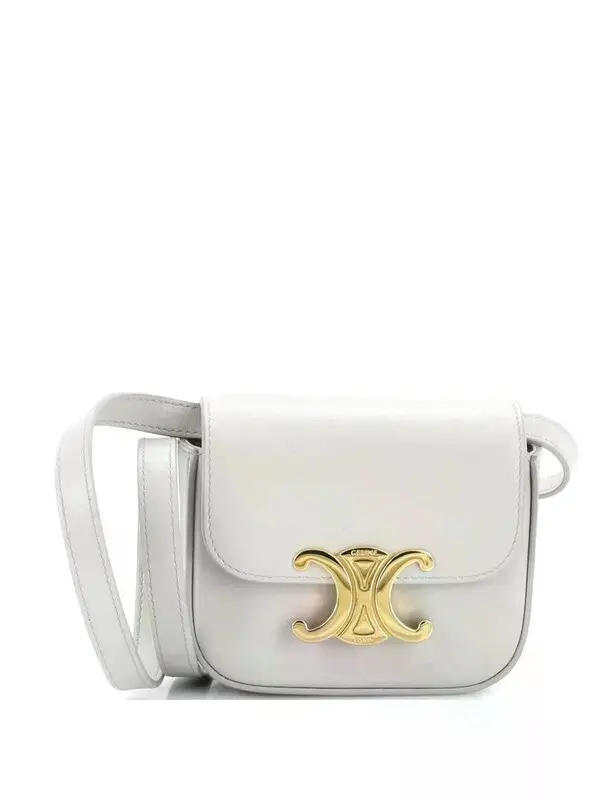 Celine Claude Leather Mini Shoulder Bag