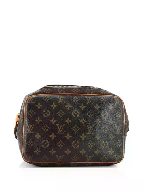 LOUIS VUITTON Reporter Monogram Canvas Pm - Brown