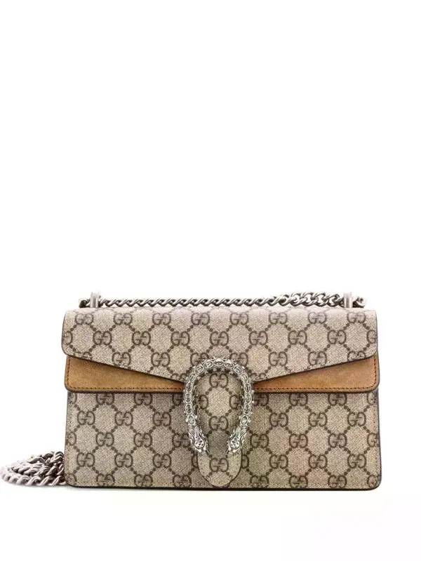 Gucci Dionysus Gg Coated Canvas Small Shoulder Bag - Brown