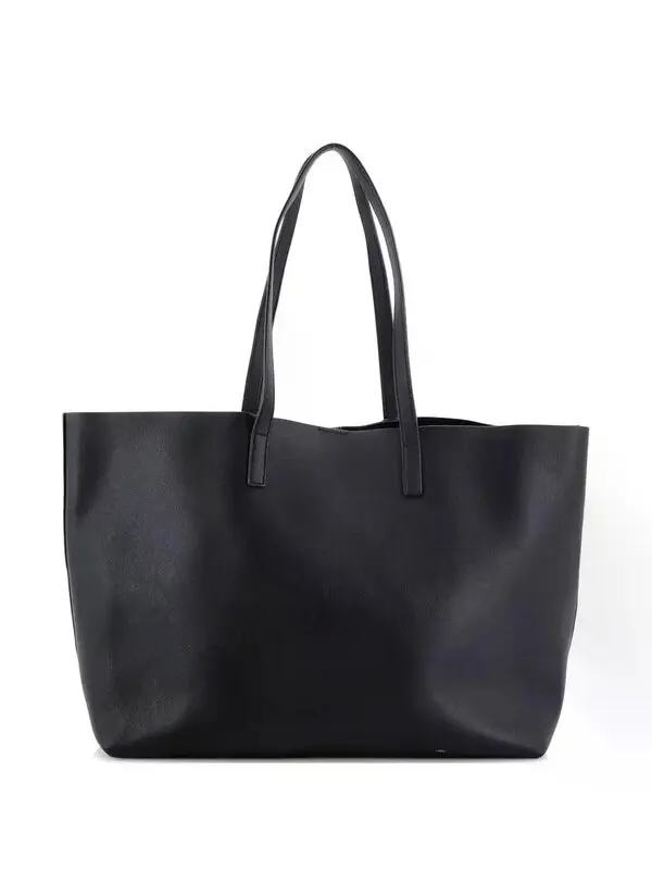 Saint Laurent Shopper Large Tote Bag Leather - Black