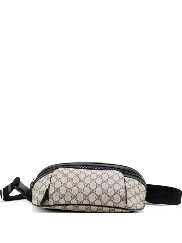 Gucci Eden Gg Coated Canvas Belt Bag - Black