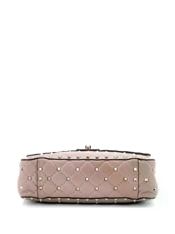 Valentino Garavani Rockstud Spike Flap Bag Quilted Leather Medium