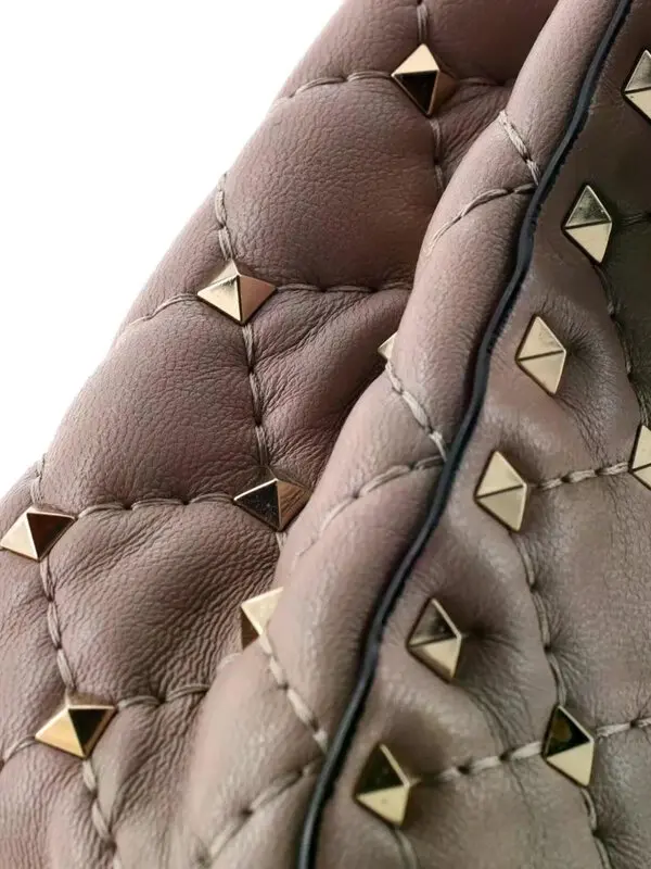 Valentino Garavani Rockstud Spike Flap Bag Quilted Leather Medium