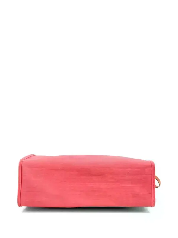 Hermès Herbag Zip Leather And Toile 31 Shoulder Bag - Pink