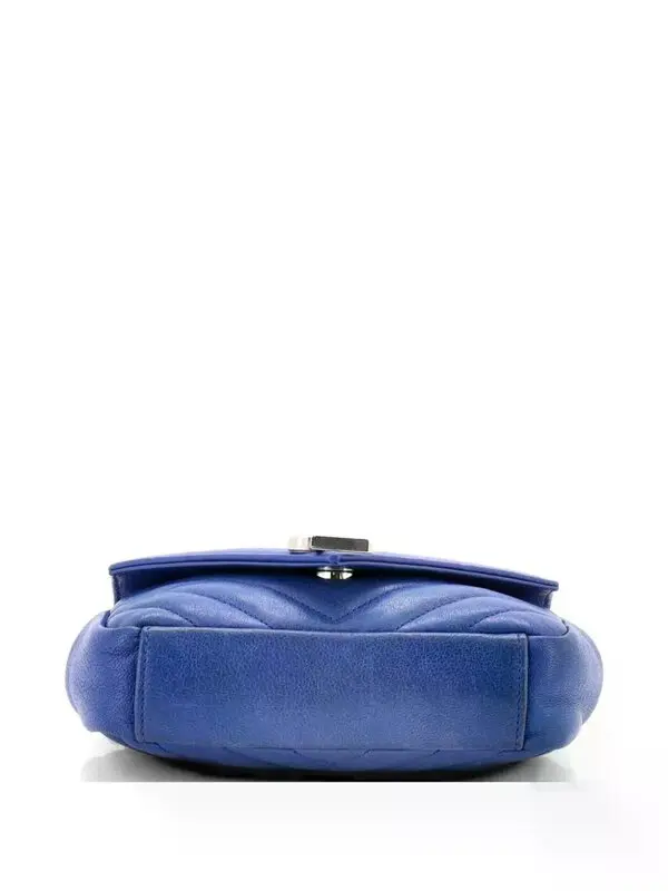 Saint Laurent Classic Monogram Matelasse Baby Crossbody Bag - Blue