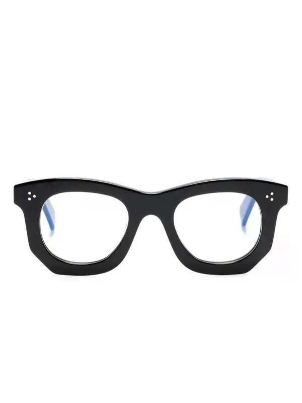 LESCA Ogre Xl Square-frame Glasses - Black