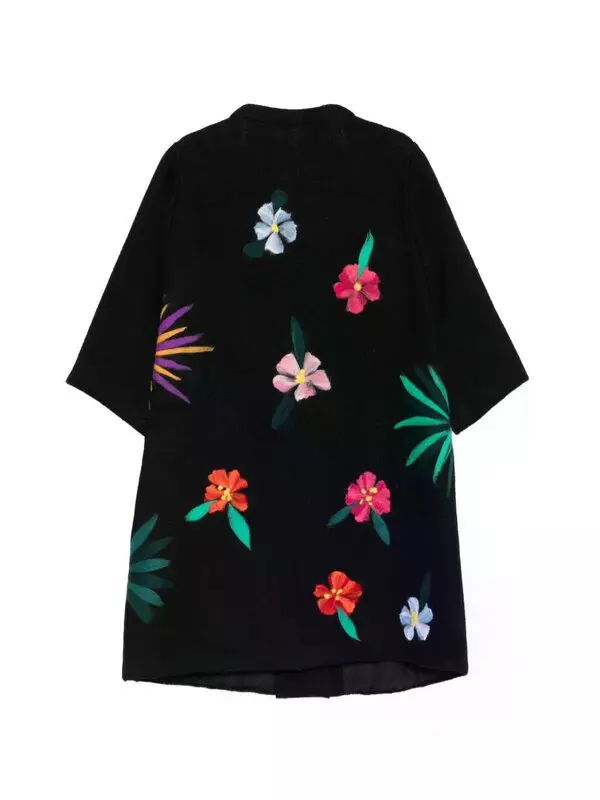 A.N.G.E.L.O. VINTAGE CULT Floral-print Buttoned Coat