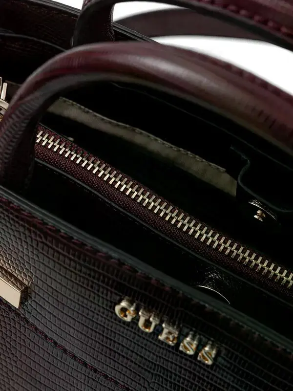 Guess Lizard-effect Tote Bag - Red