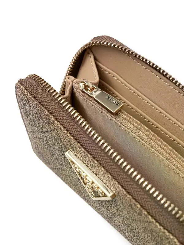 Guess Laurel 4g Monogram-patterned Zip-around Wallet