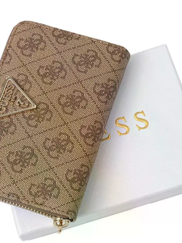 Guess Laurel 4g Monogram-patterned Zip-around Wallet