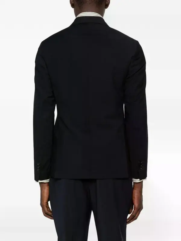 VELA SHOP Single-breasted Patch-pocket Blazer