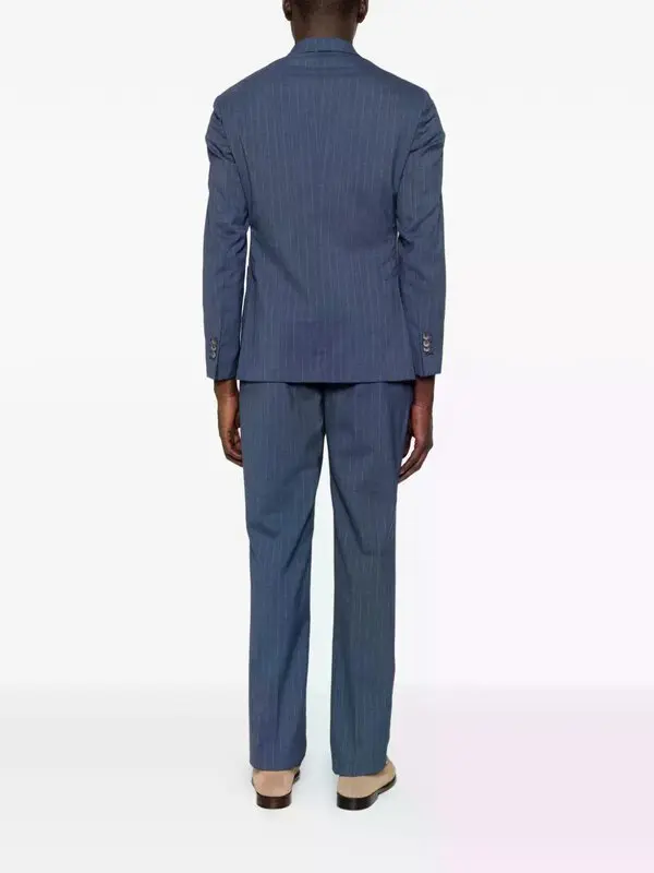 VELA SHOP Pinstripe-pattern Double-breasted Suit