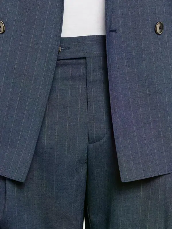VELA SHOP Pinstripe-pattern Double-breasted Suit
