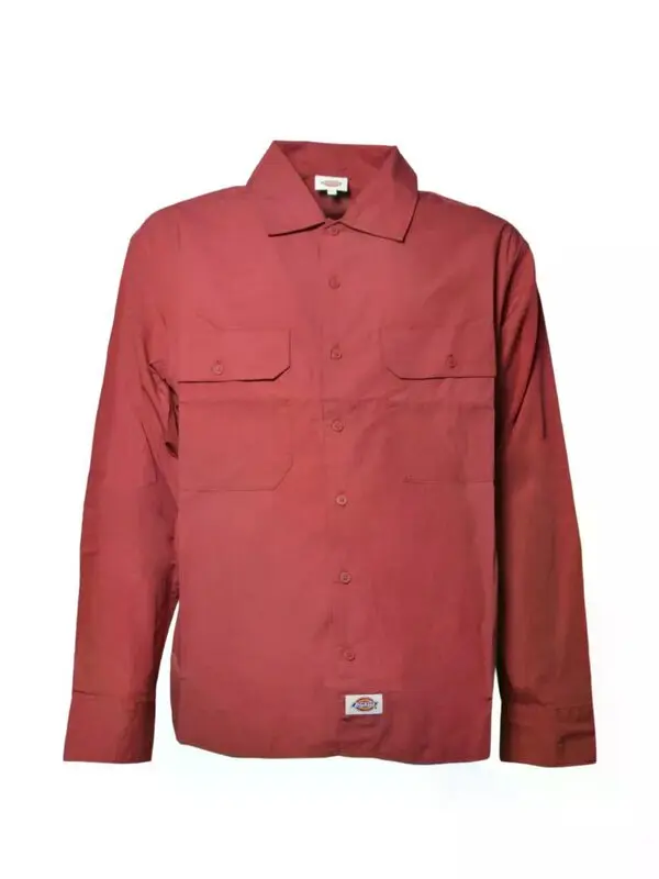 Dickies Logo-patch Chest-pocket Shirt
