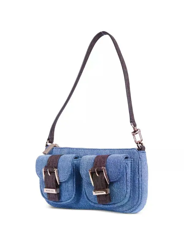 Michael Kors Buckle-detail Shoulder Bag - Blue