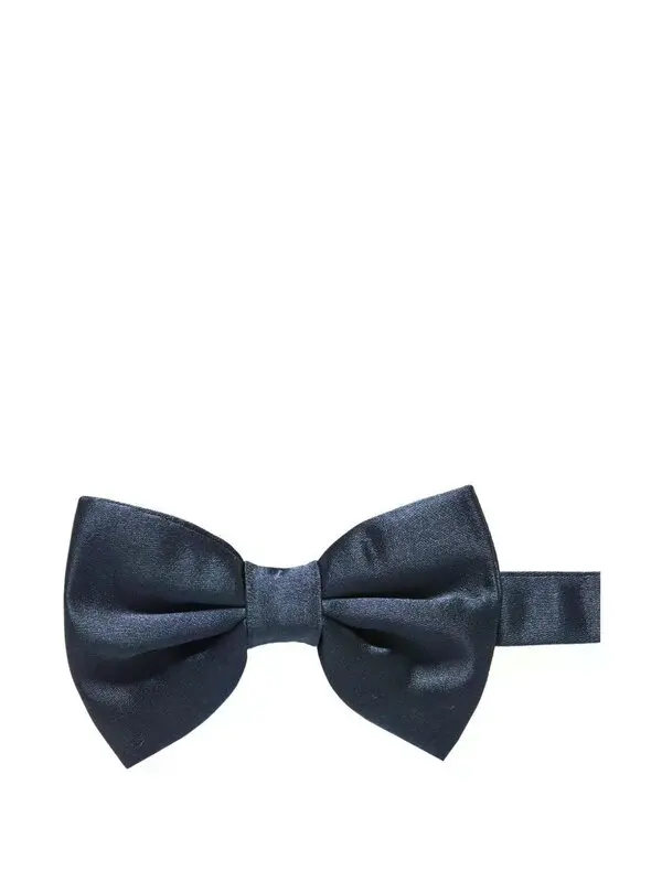 Corneliani Satin-finish Bow Tie - Blue