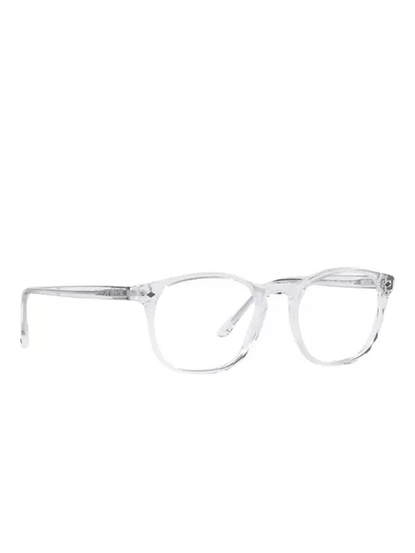 Giorgio Armani Square-frame Glasses - White