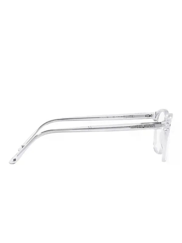 Giorgio Armani Square-frame Glasses - White