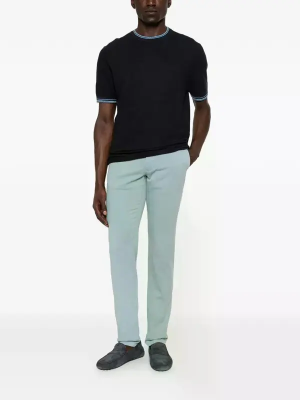 Incotex Slim-fit Chino Trousers - Blue