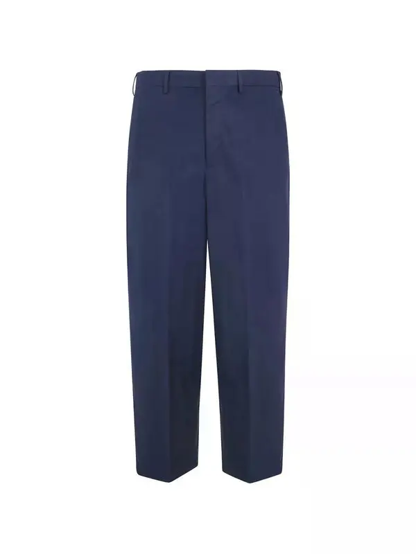 PT TORINO Pressed-crease Trousers - Blue