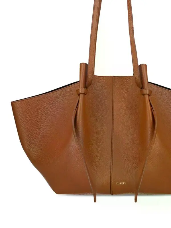Yuzefi Mochi Pebble-grain Leather Shoulder Bag