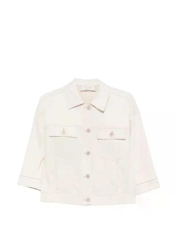 Peserico Contrast-stitched Denim Jacket