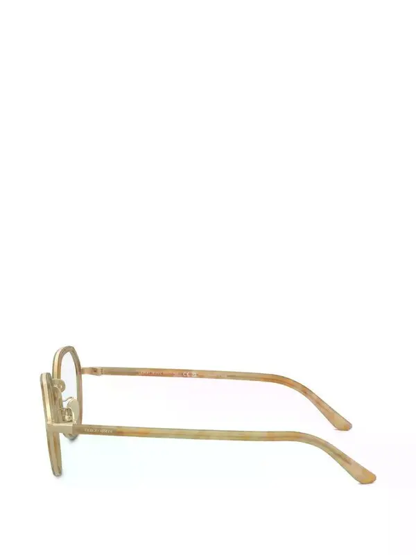 Giorgio Armani Round-frame Tortoiseshell Eyeglasses