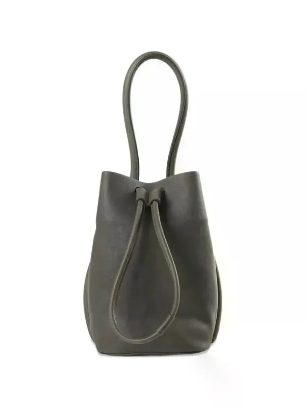 UMA WANG Small Drawstring Bucket Bag - Grey