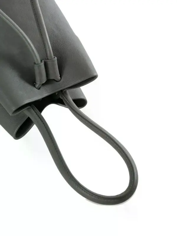 UMA WANG Small Drawstring Bucket Bag - Grey