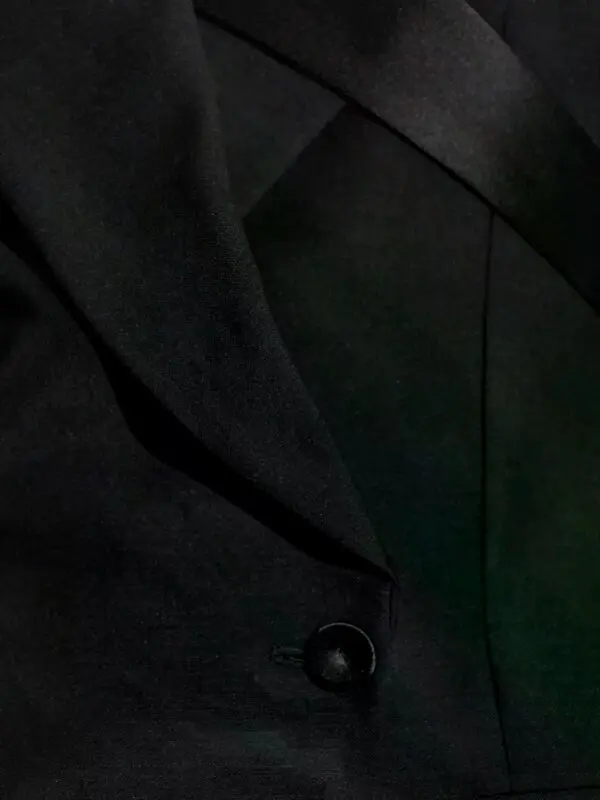 Alexander McQueen Satin-trim Double-breasted Blazer