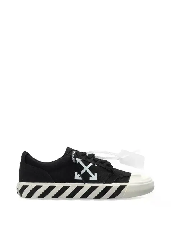 Off-White Vulcanized Undercut Sneakers - Black