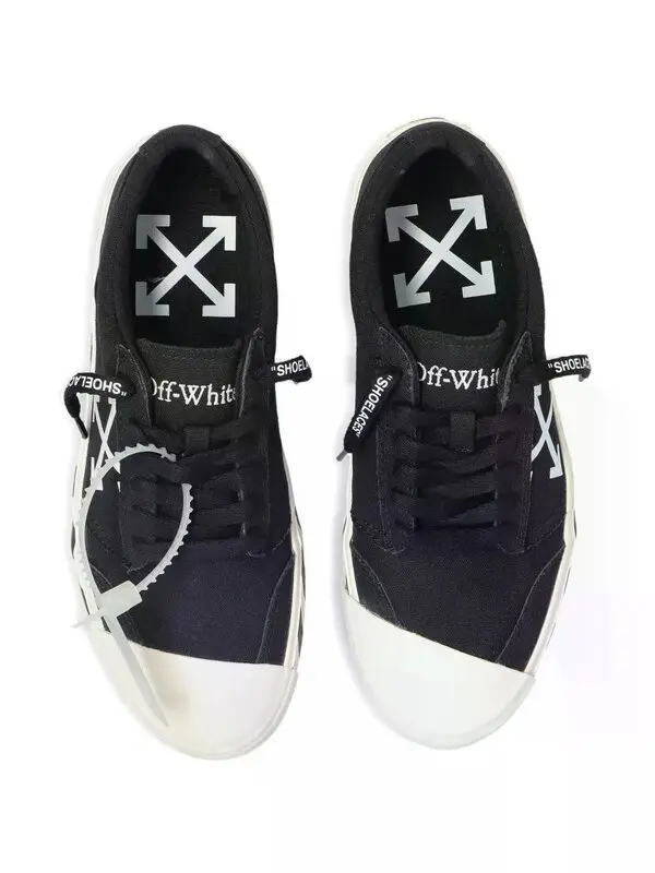 Off-White Vulcanized Undercut Sneakers - Black