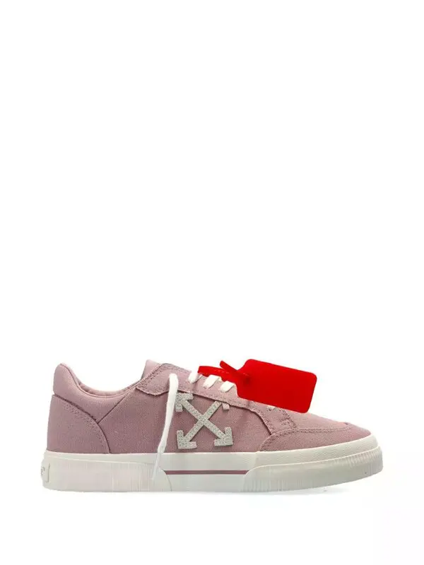 Off-White Vulcanized Low Canvas Sneakers - Pink