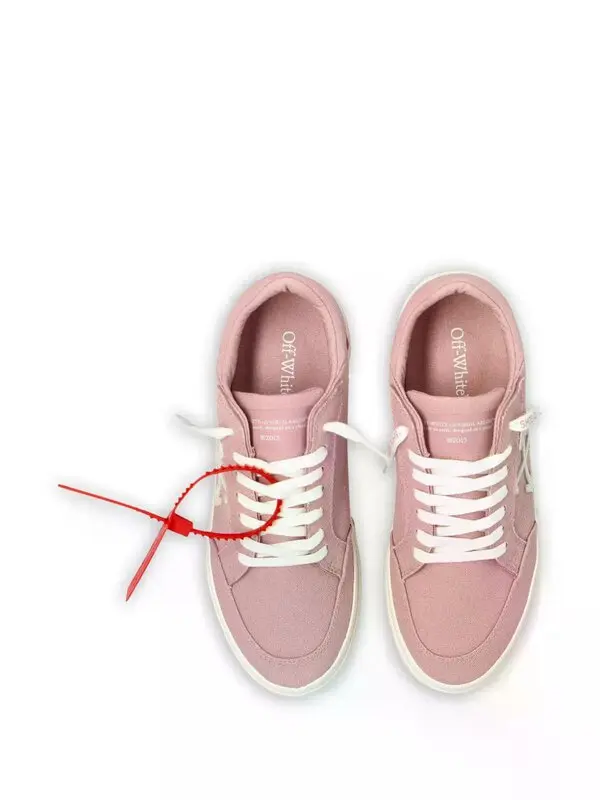 Off-White Vulcanized Low Canvas Sneakers - Pink