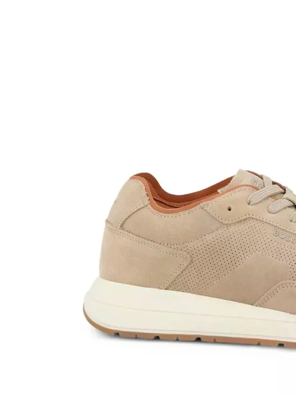 BOSS Perforated Suede Sneakers