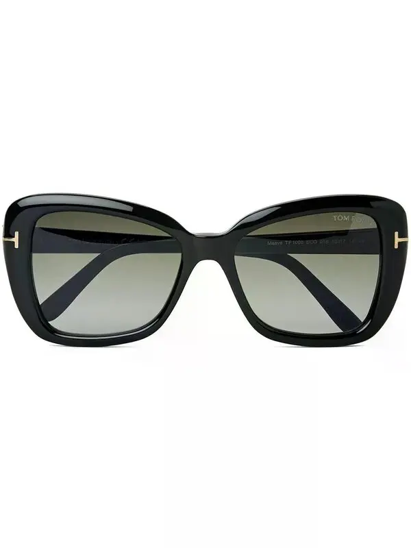 TOM FORD Oversize-frame Sunglasses - Black