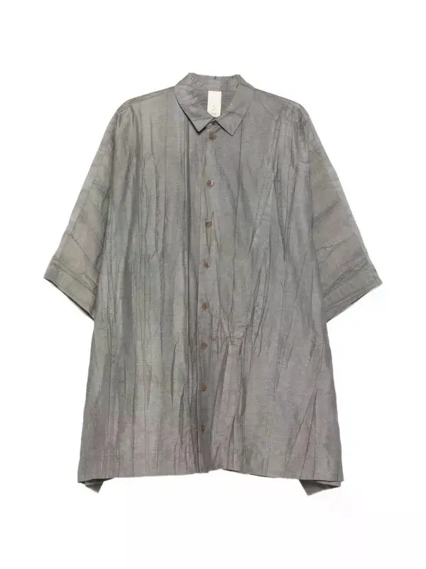 Soh Crinkled-effect Oversized Shirt