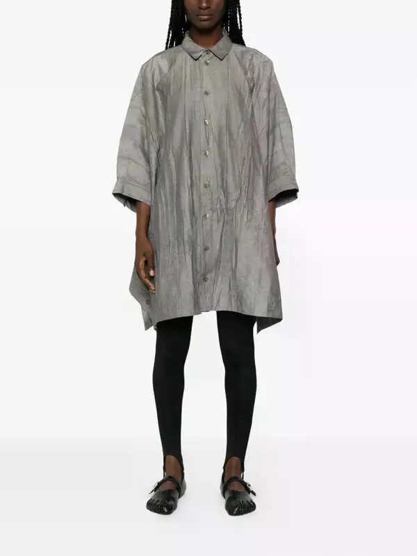 Soh Crinkled-effect Oversized Shirt