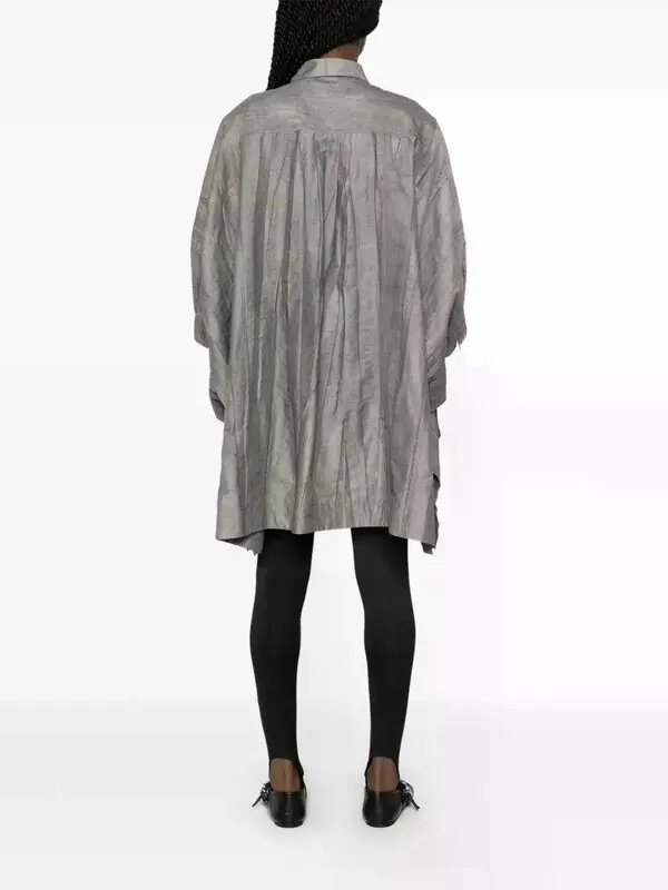 Soh Crinkled-effect Oversized Shirt
