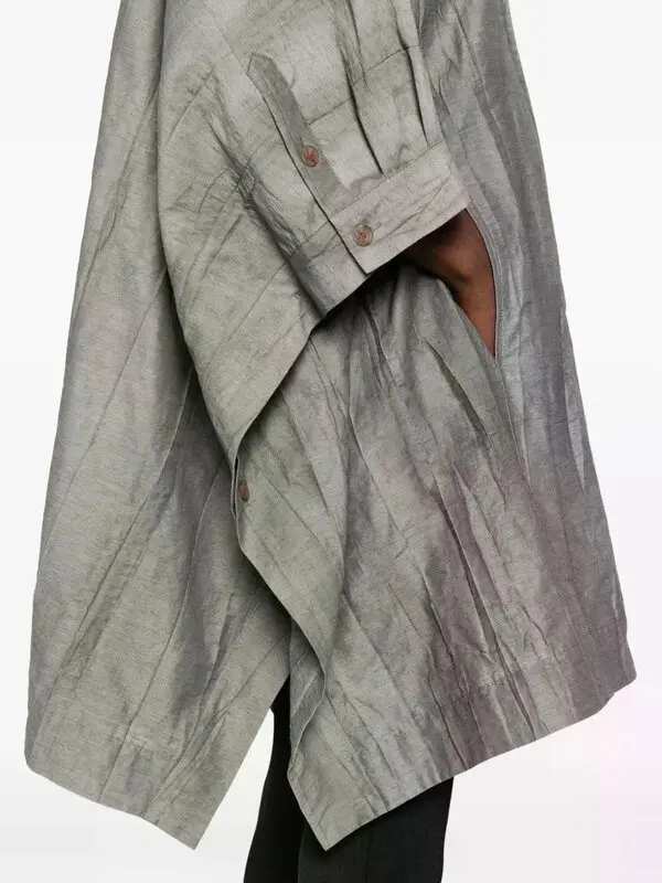 Soh Crinkled-effect Oversized Shirt