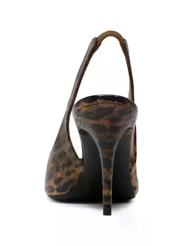 Amina Muaddi Anok Slingback Pumps - Neutrals