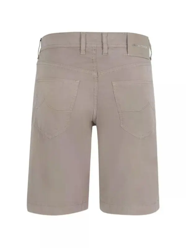 Jacob Cohen Logo-patch Five-pocket Shorts - Grey