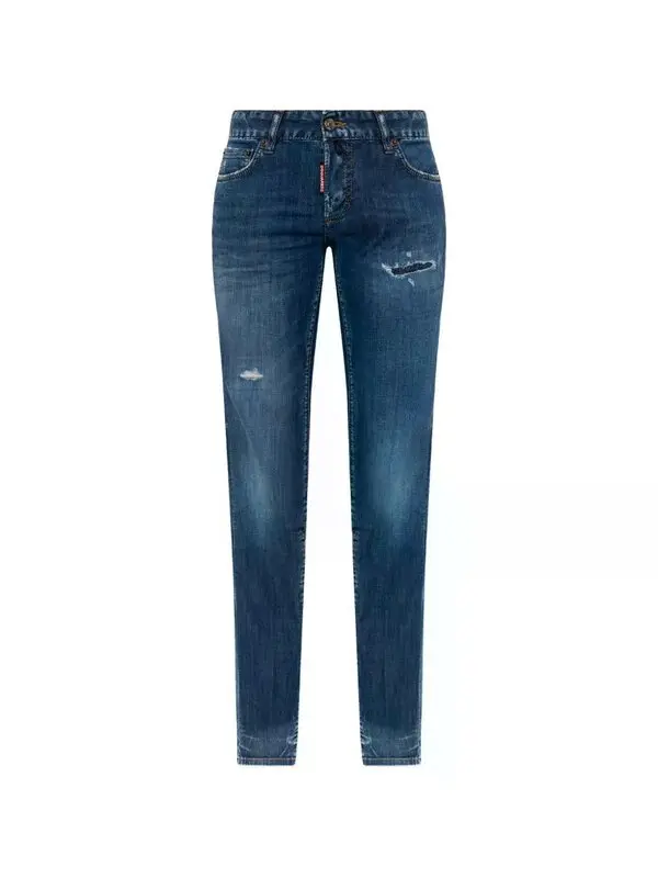 Dsquared2 Jenna Distressed Slim Fit Jeans