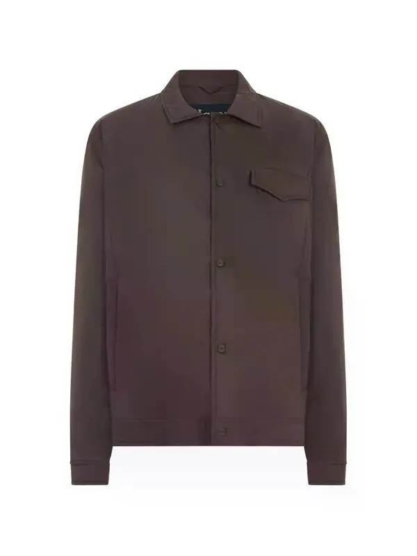 Herno Press-stud Jacket - Brown