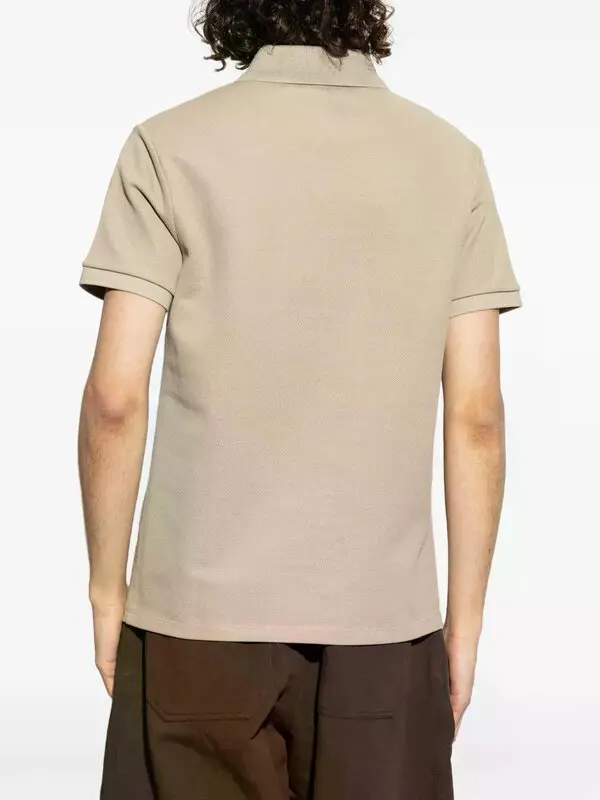 Balmain Sun-embroidered Piqué Polo Shirt
