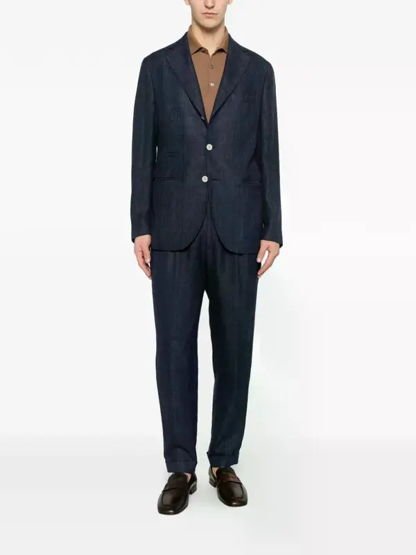Eleventy Single-breasted Suit - Blue