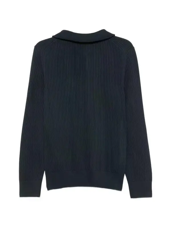 Marc O'polo Half-zip Ribbed Knit Sweater