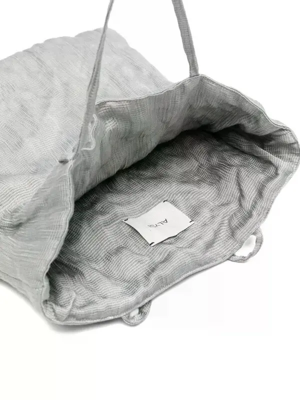 ALYSI Crinkled-effect Tote Bag