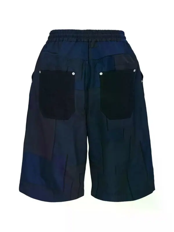 Comme Des Garçons Patchwork Drawstring Shorts